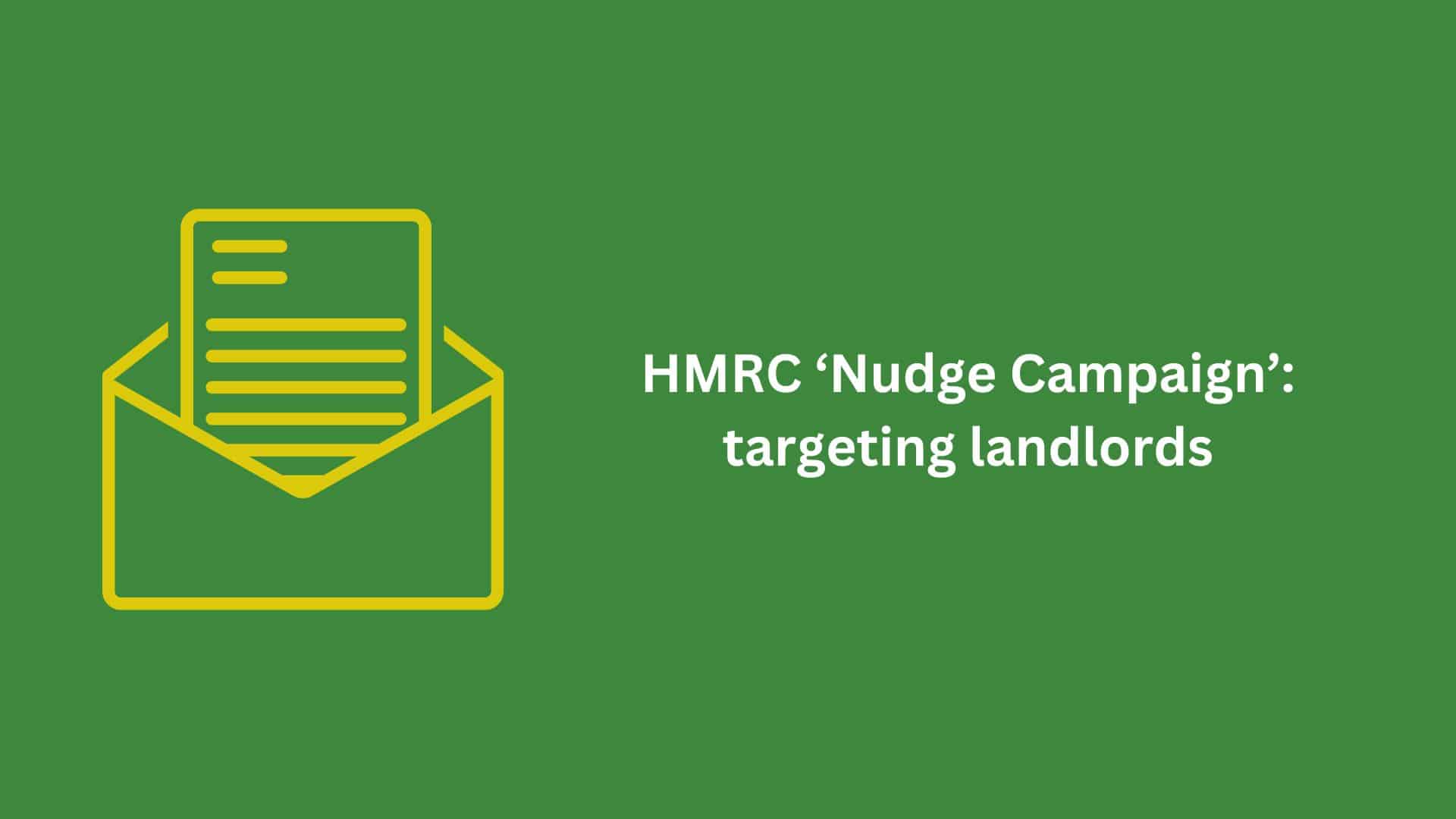 HMRC 'Nudge Campaign': Targeting landlords | HUSA Accountants